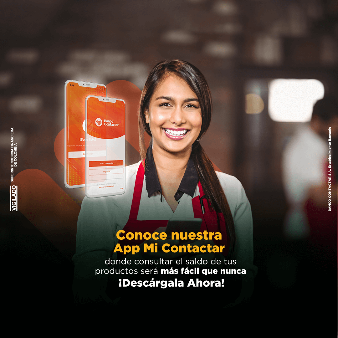 App Mi Contactar conecta a Colombia con el progreso | Banco Contactar