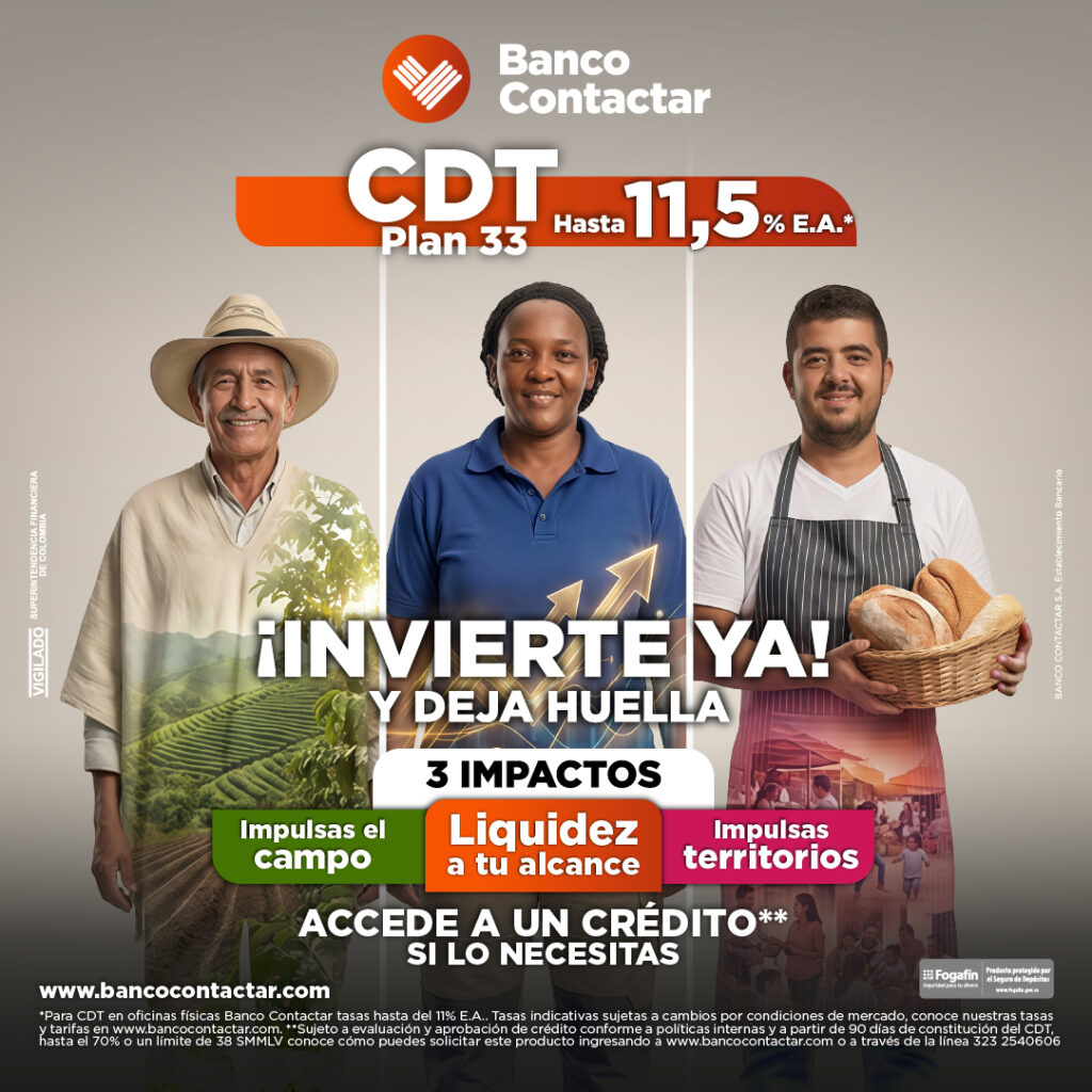 CDT Productivo Online | Banco Contactar